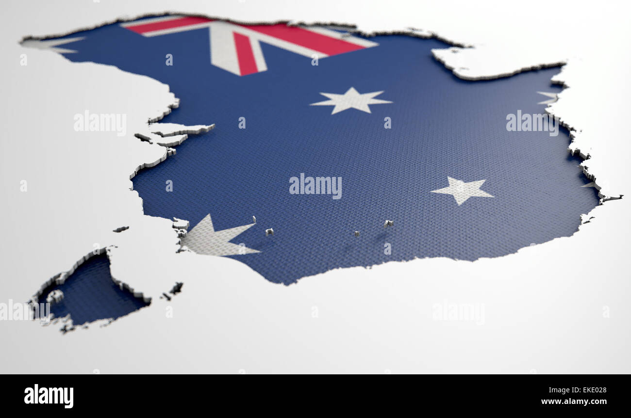 Outline map australia hi-res stock photography and images - Alamy