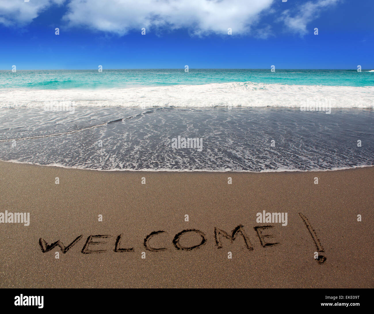Welcome canary island hi-res stock photography and images - Alamy