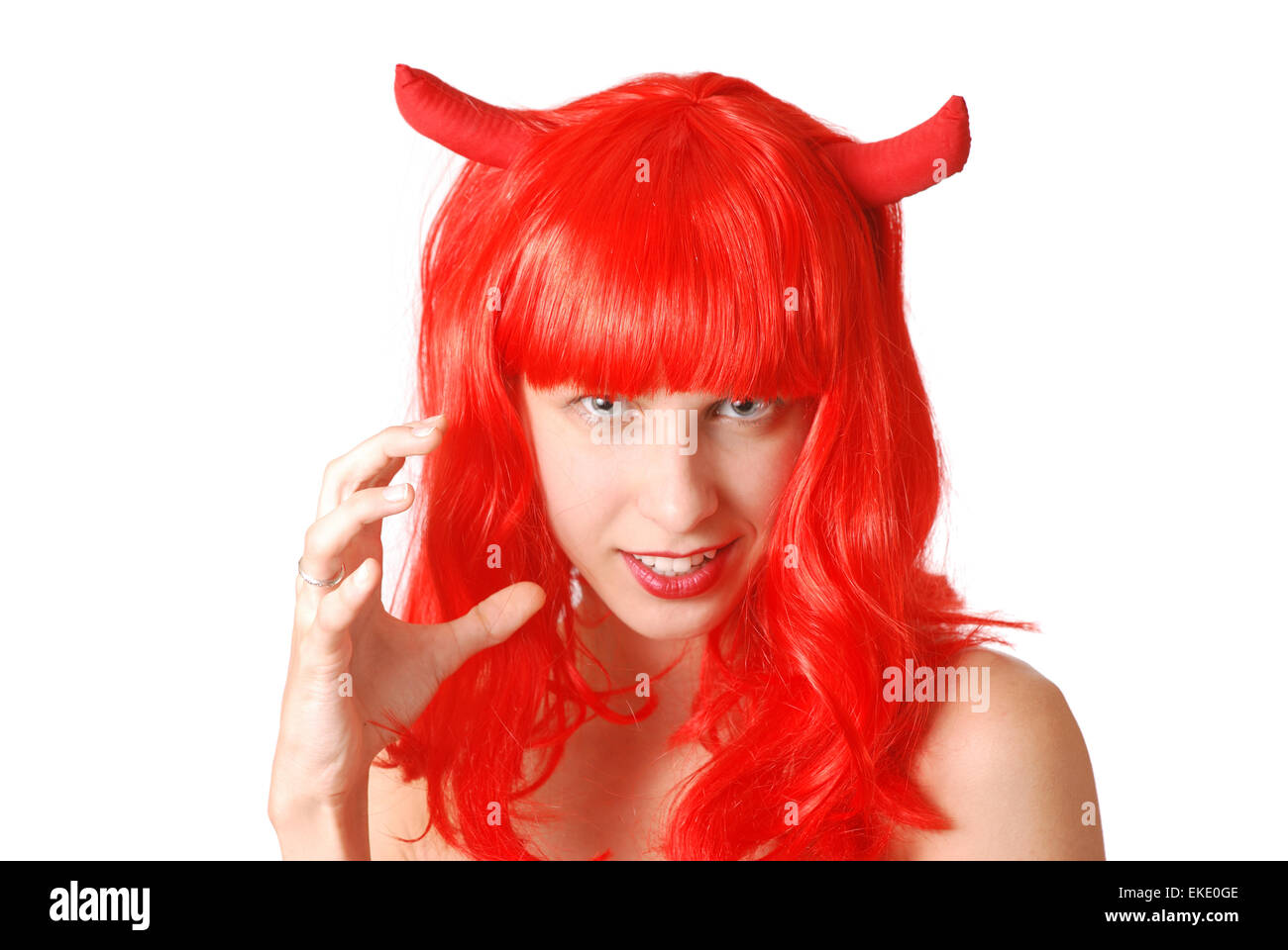 Devil girl hi-res stock photography and images - Alamy