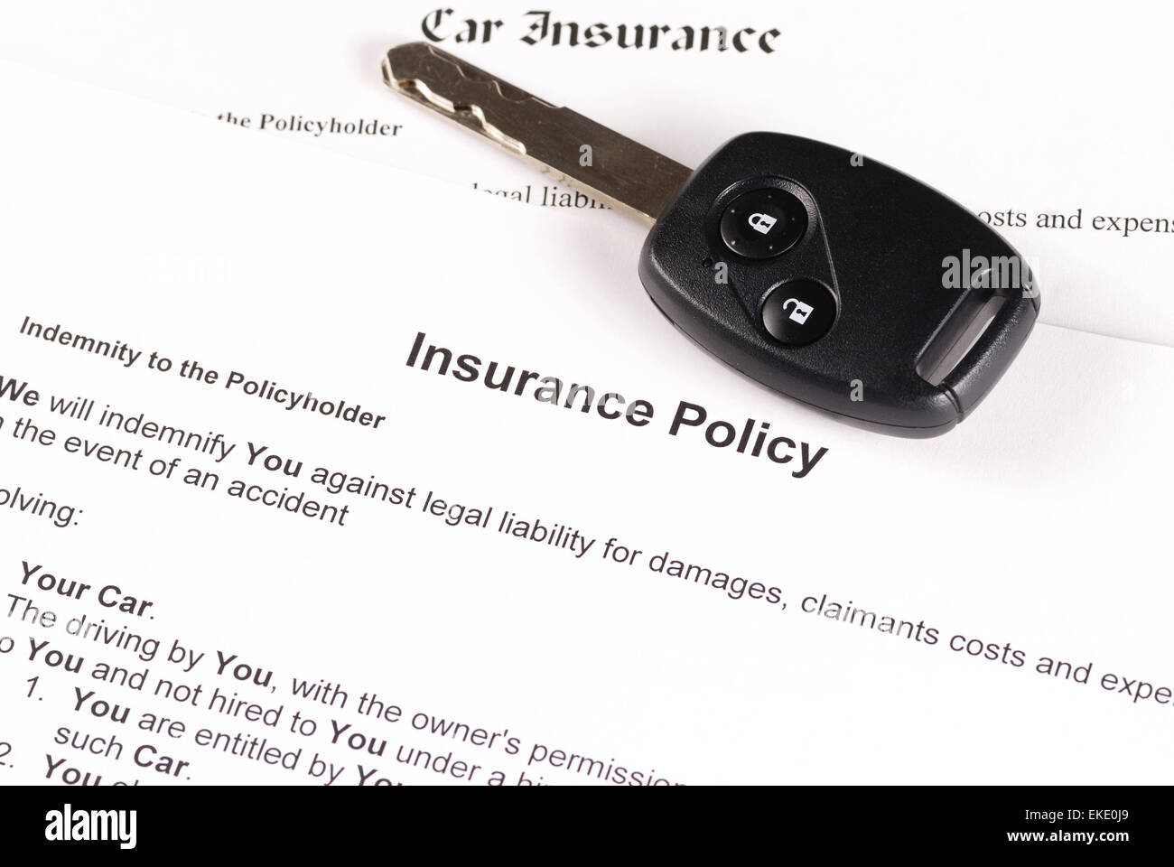 Insurance policy hi-res stock photography and images - Alamy