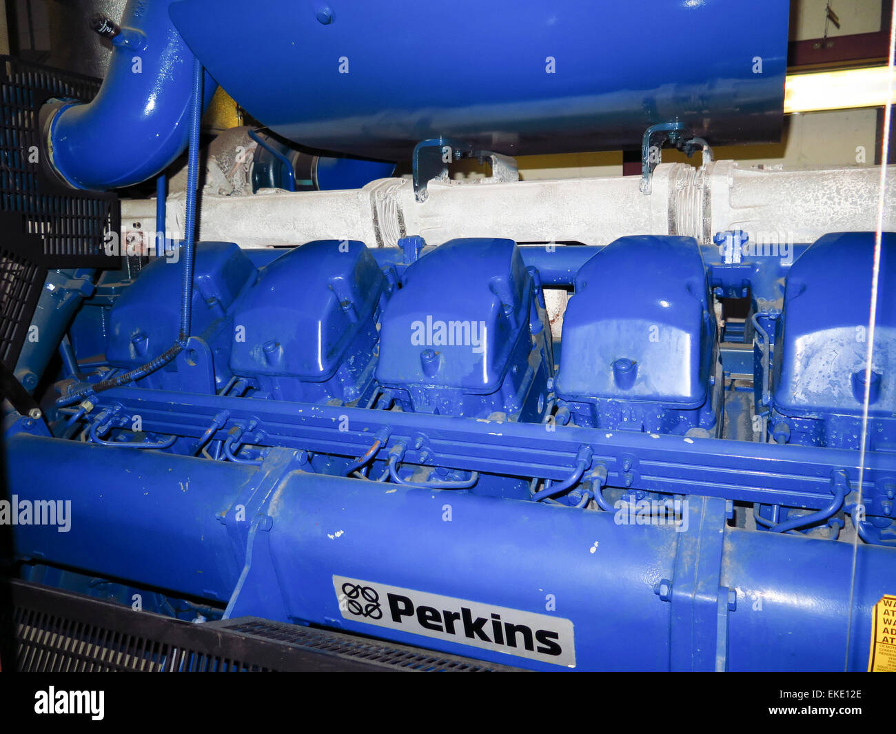 Diesel generator engine Stock Photo - Alamy
