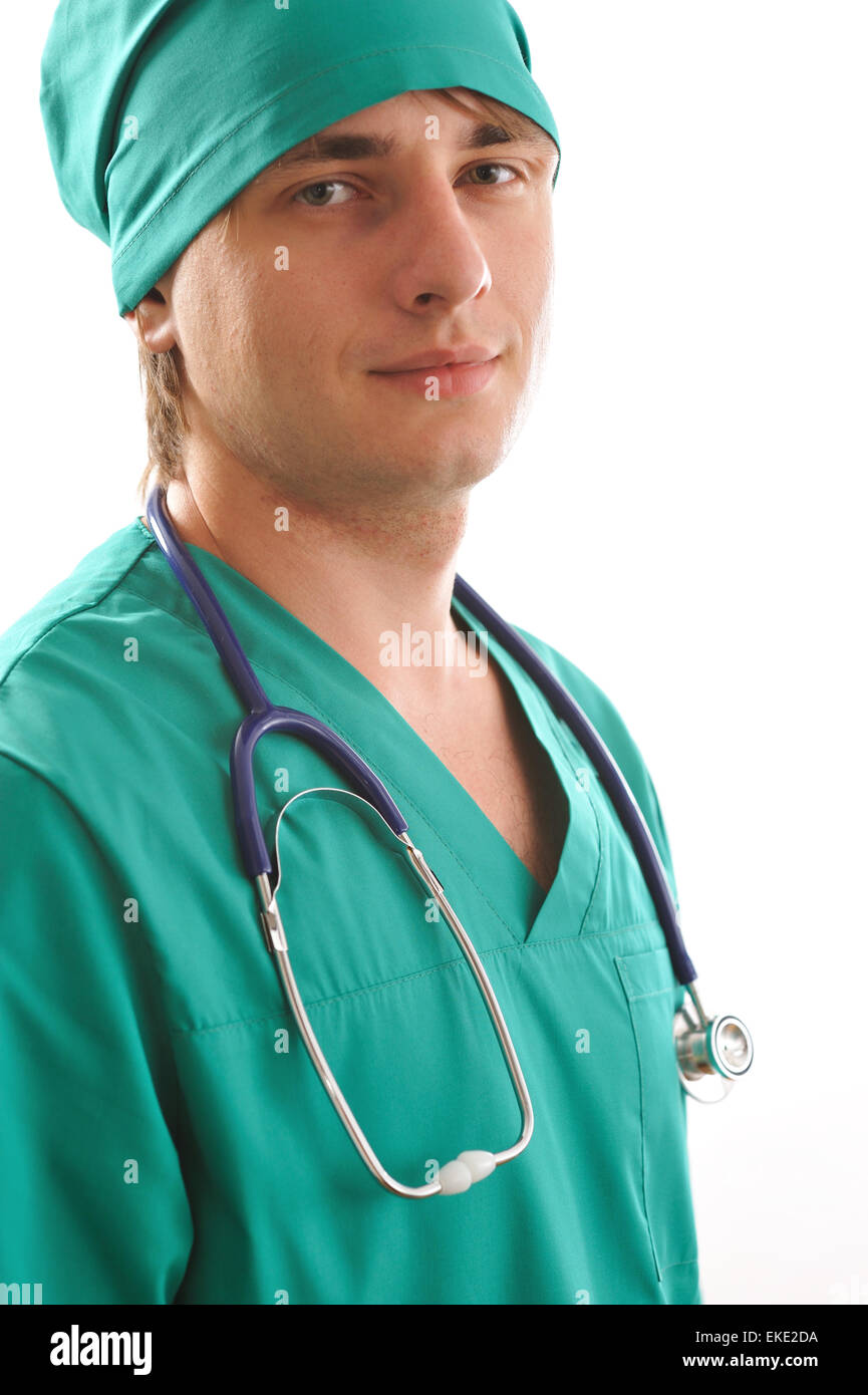 Doctor with stethoscope Stock Photo - Alamy