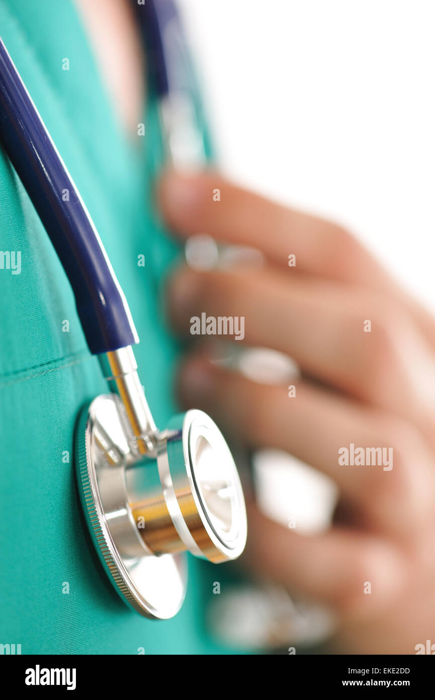 Doctor with stethoscope Stock Photo - Alamy