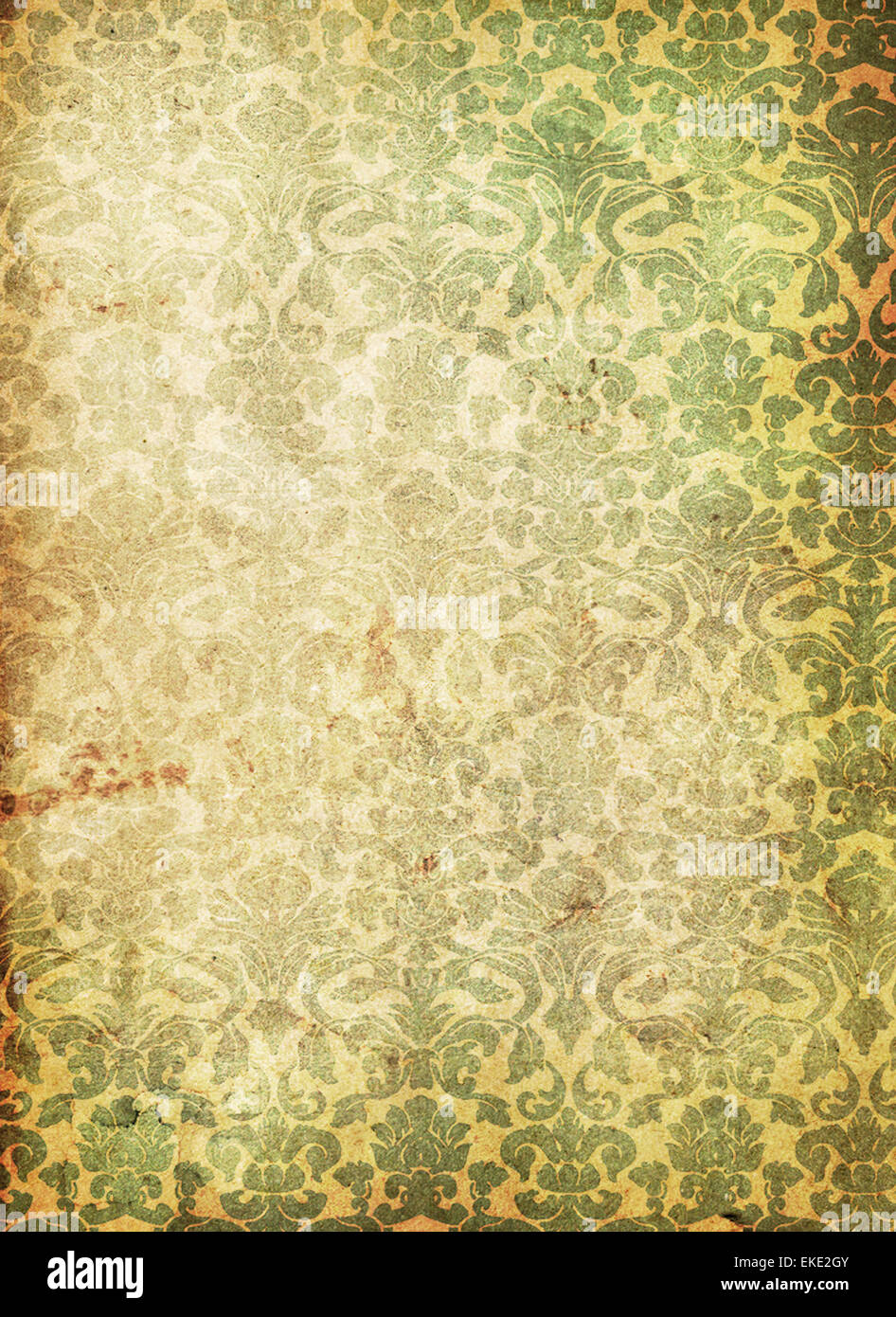 old grunge paper background with vintage victorian style Stock Photo ...