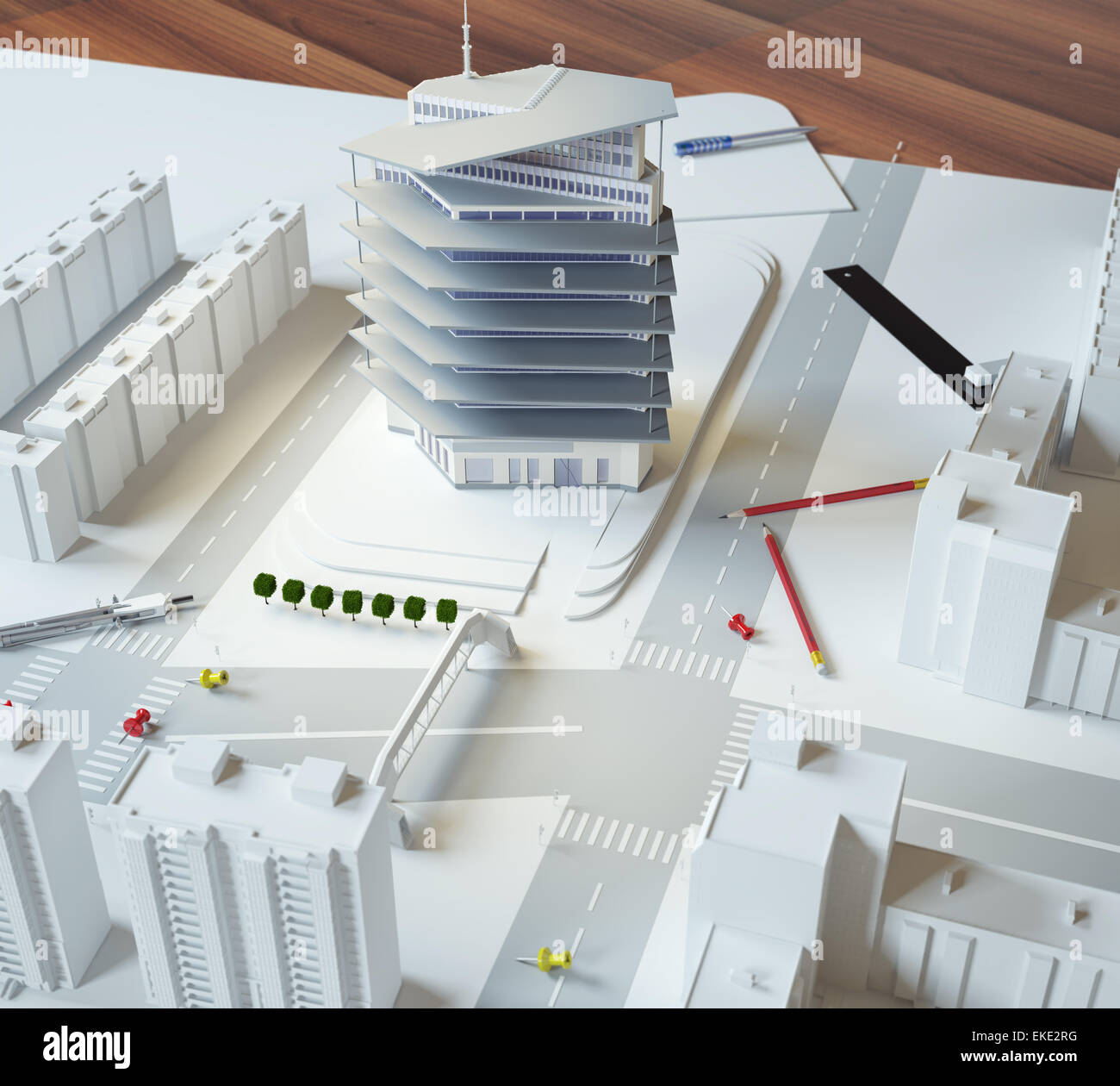 3d architectural model hi-res stock photography and images - Alamy
