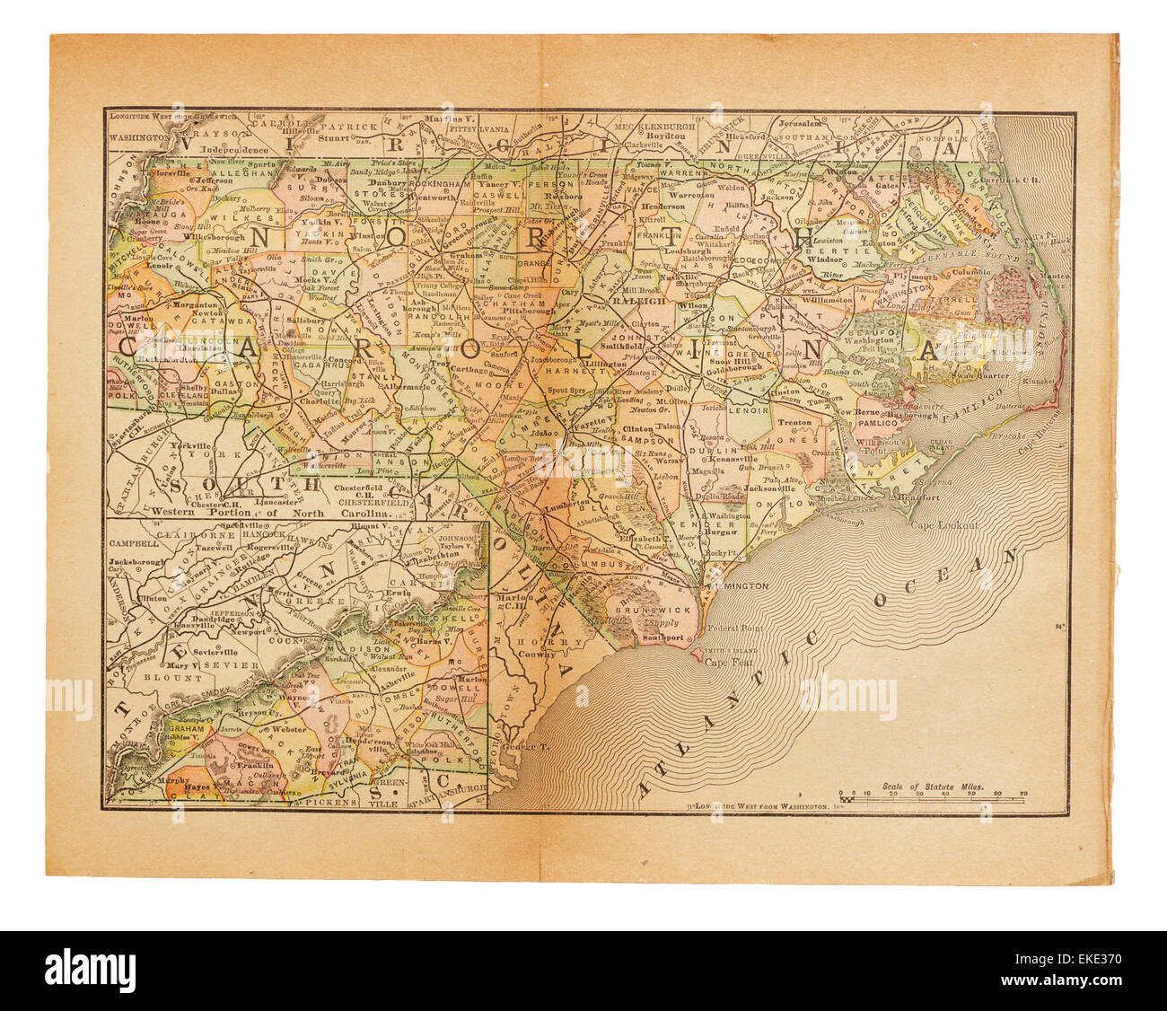 Old USA map Stock Photo - Alamy