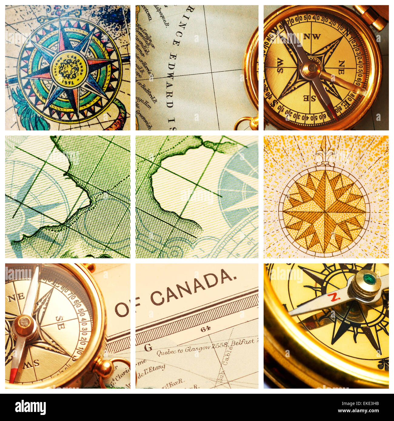 World map collage hi-res stock photography and images - Alamy