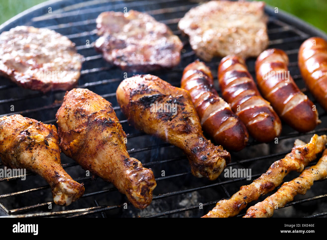BBQ, Grilling time Stock Photo - Alamy