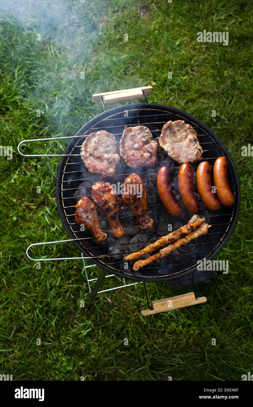 BBQ, Grilling time Stock Photo - Alamy