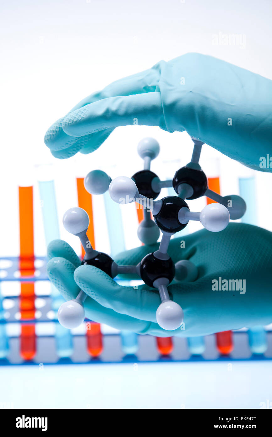Laboratory, Dna structure Stock Photo - Alamy