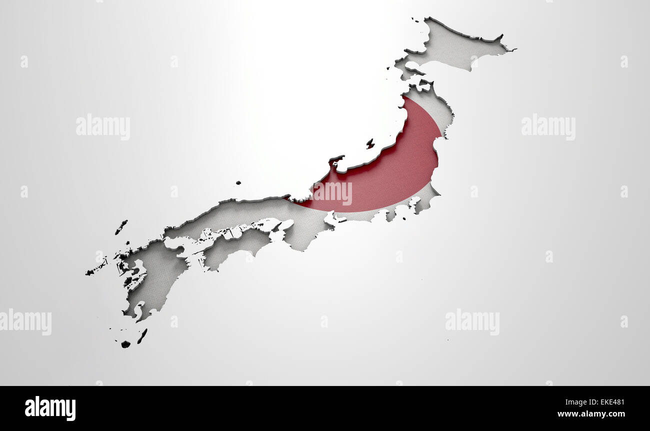 Outline map japan hi-res stock photography and images - Alamy