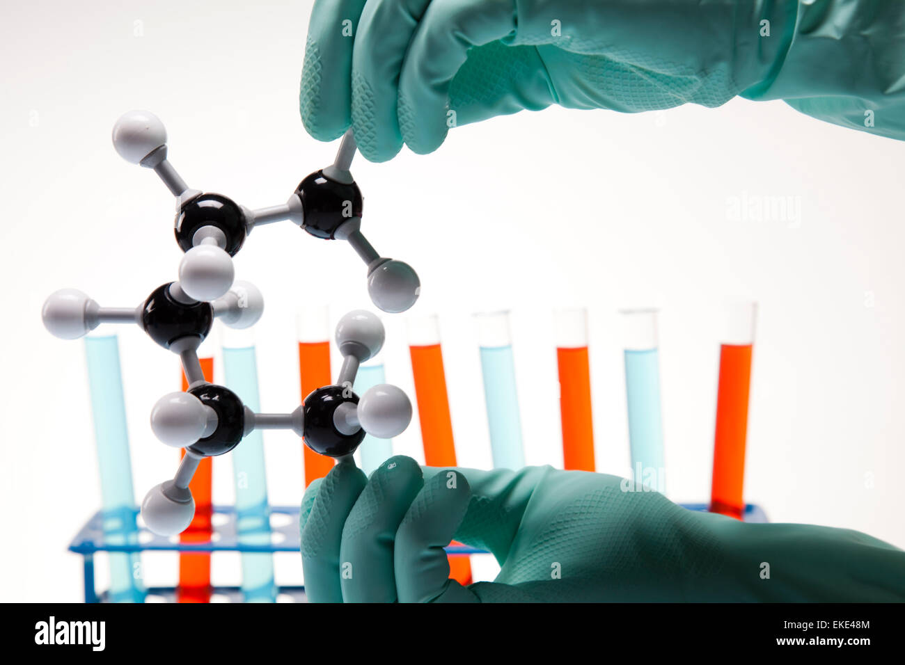 Laboratory, Dna structure Stock Photo - Alamy