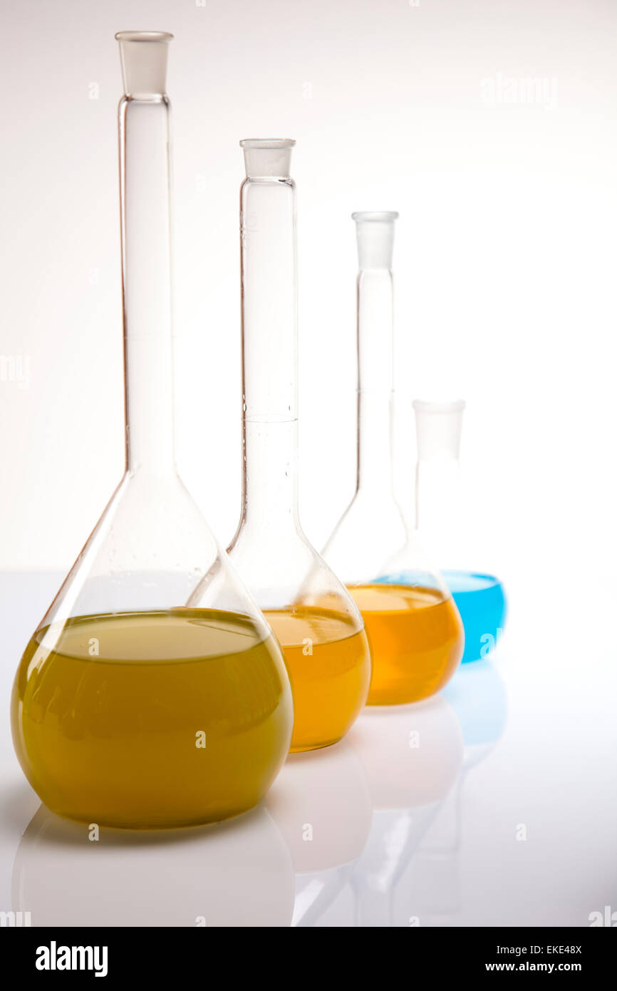 Chemistry and Laboratory glassware Stock Photo - Alamy