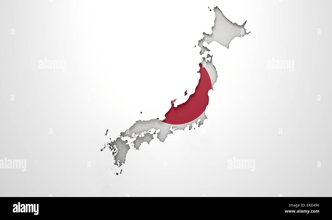 Outline map japan hi-res stock photography and images - Alamy