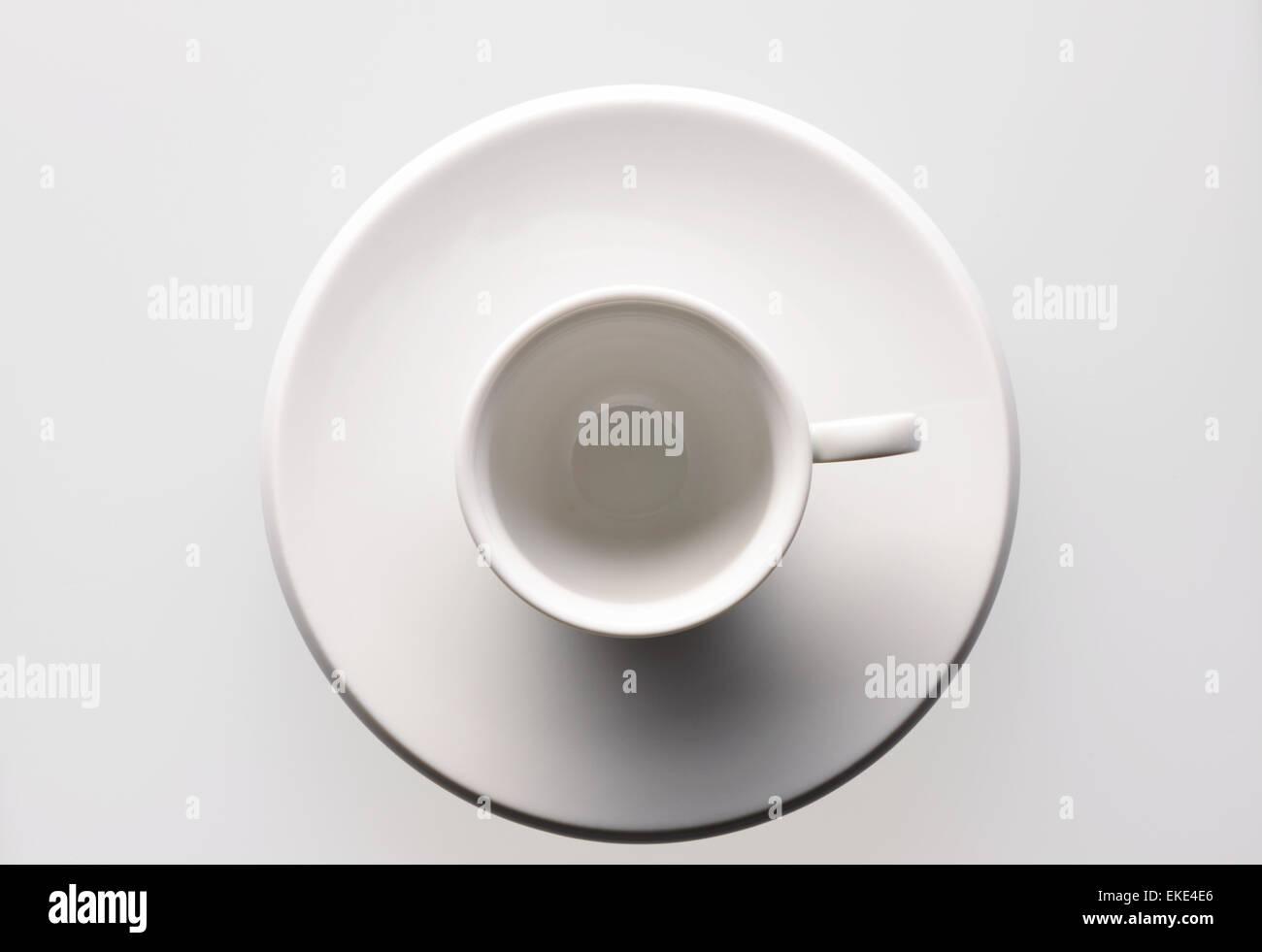 Empty cup saucer on hi-res stock photography and images - Alamy