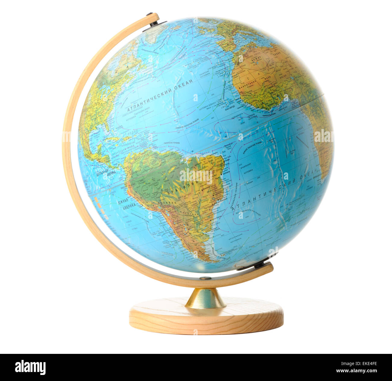 Map and globe Cut Out Stock Images & Pictures - Alamy