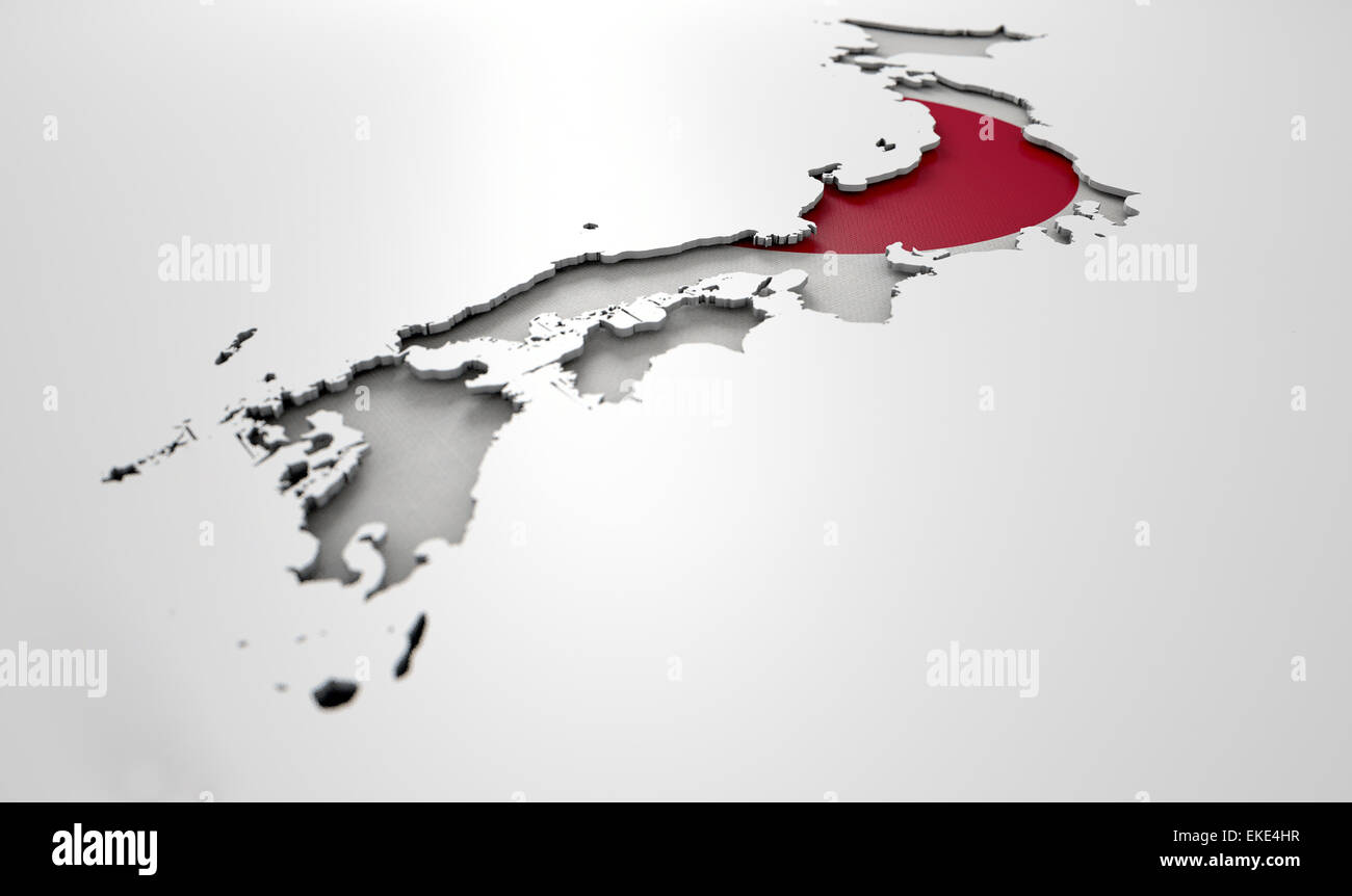 Outline map japan hi-res stock photography and images - Alamy
