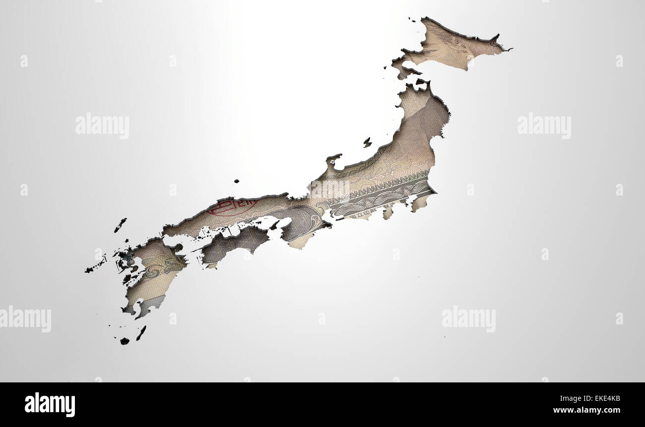 Outline map japan hi-res stock photography and images - Alamy