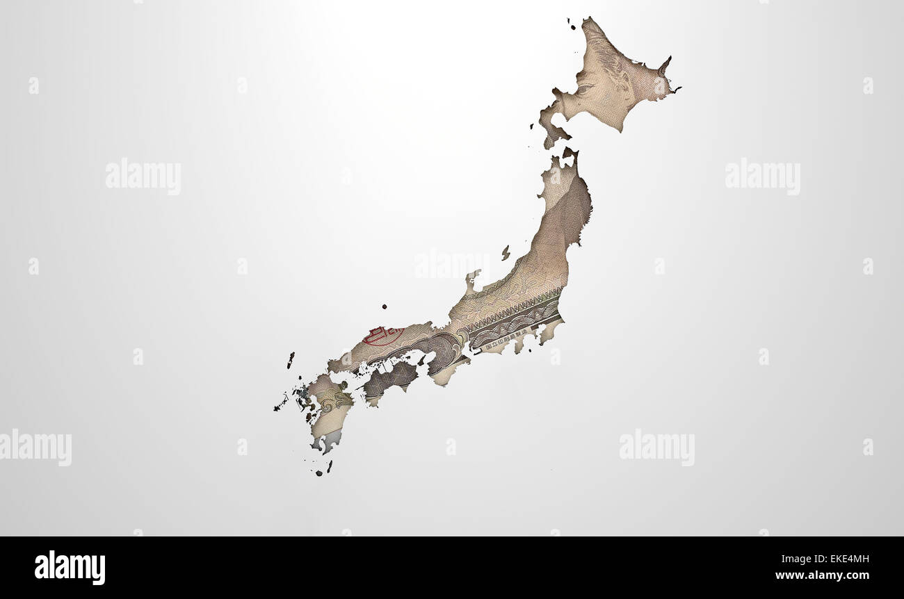 Outline Map Japan Stock Photos & Outline Map Japan Stock Images - Alamy