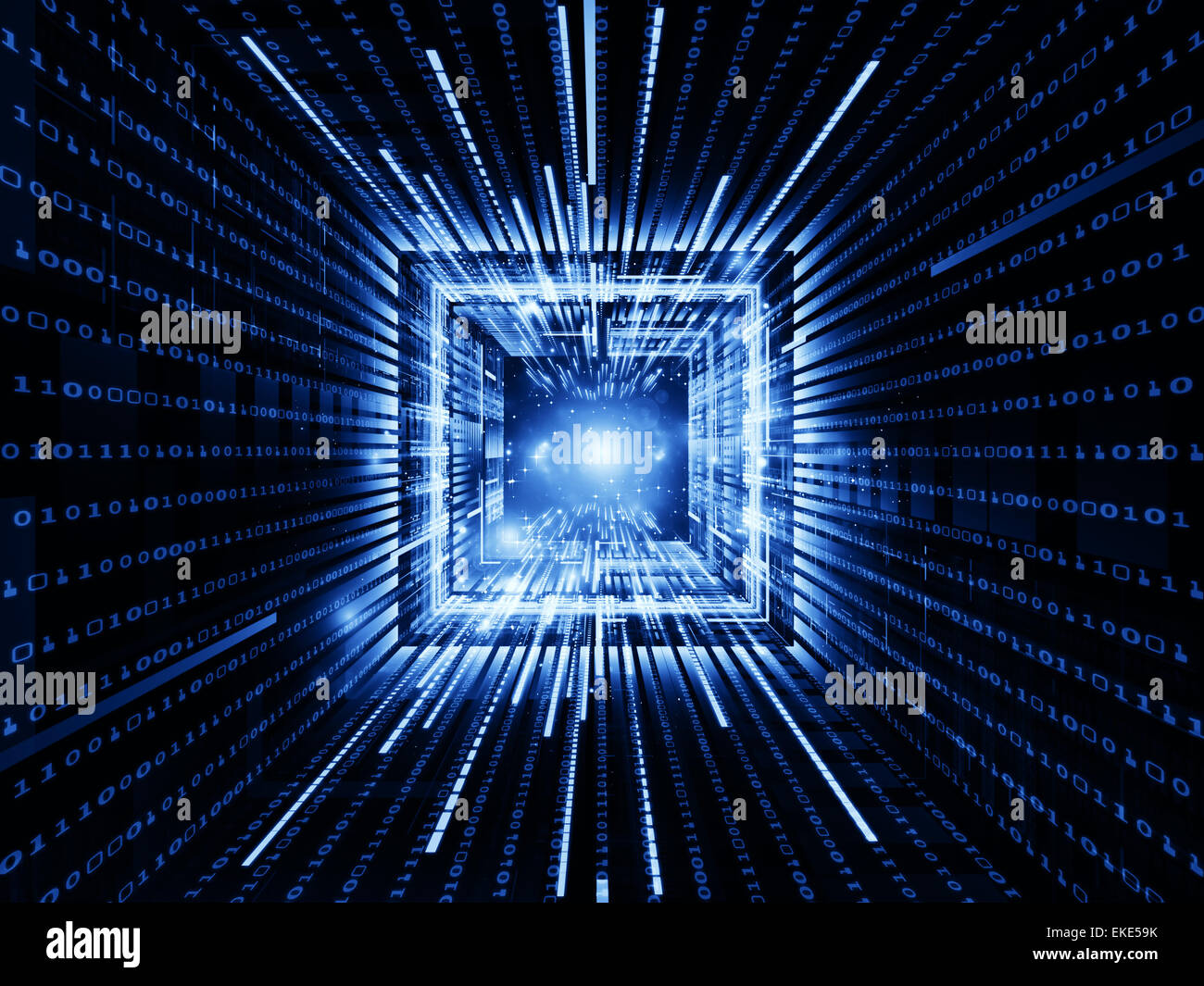 Visualization of CPU Stock Photo - Alamy