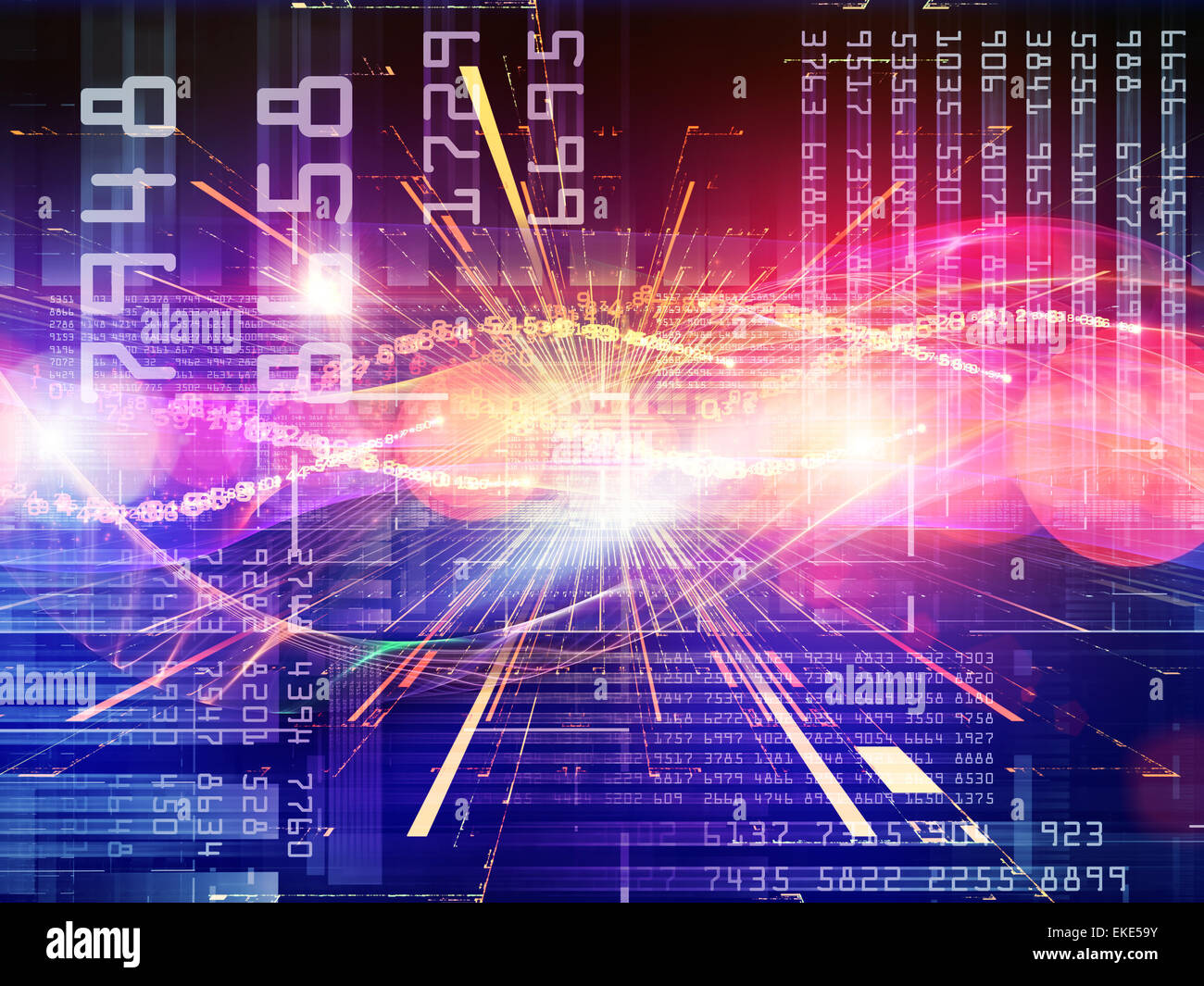 Lights of Computing Stock Photo - Alamy