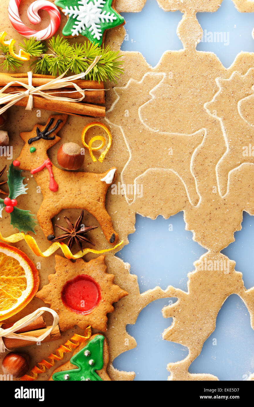 Gingerbread cookies spices over hi-res stock photography and images - Alamy