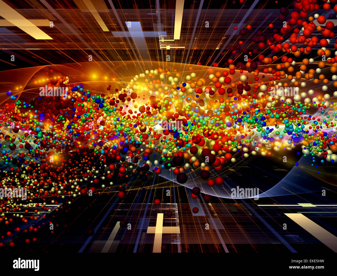 Colorful molecules hi-res stock photography and images - Alamy