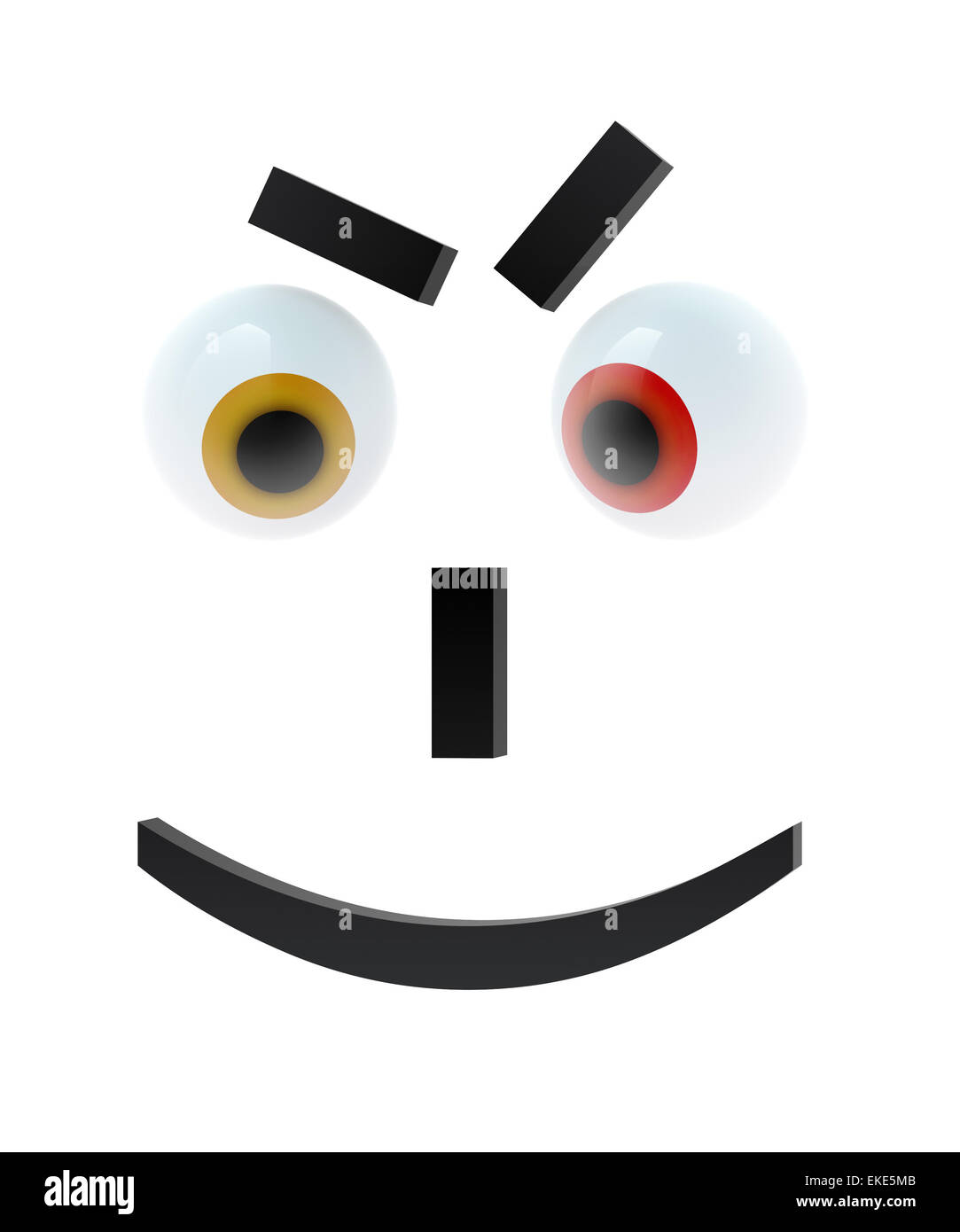 Crazy face emoticon isolated icon hi-res stock photography and images ...