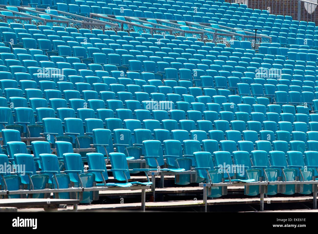 Blue school chairs hi-res stock photography and images - Alamy