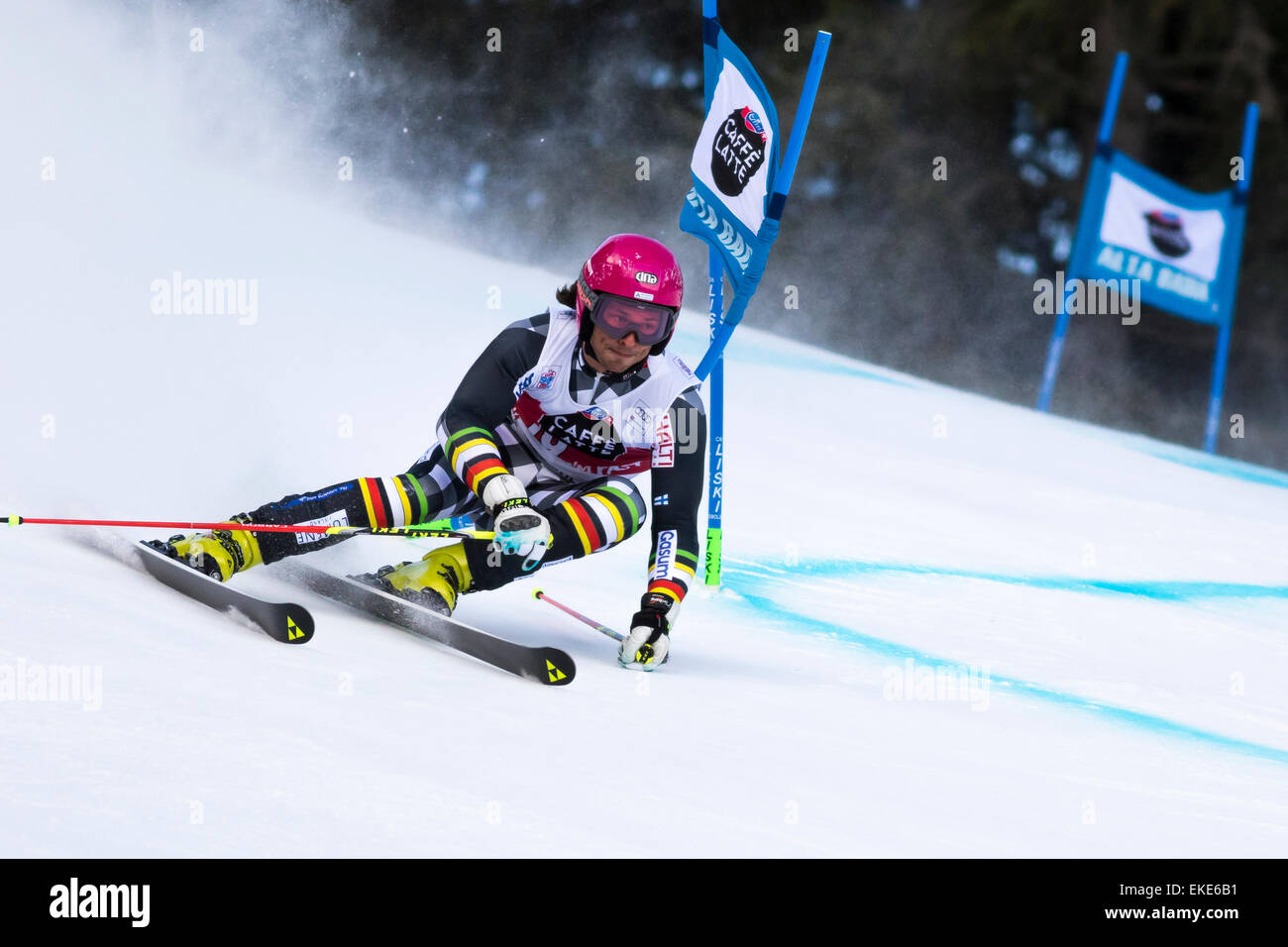 Val Badia, Italy 21 December 2014. SANDELL Marcus (Fin) competing in ...
