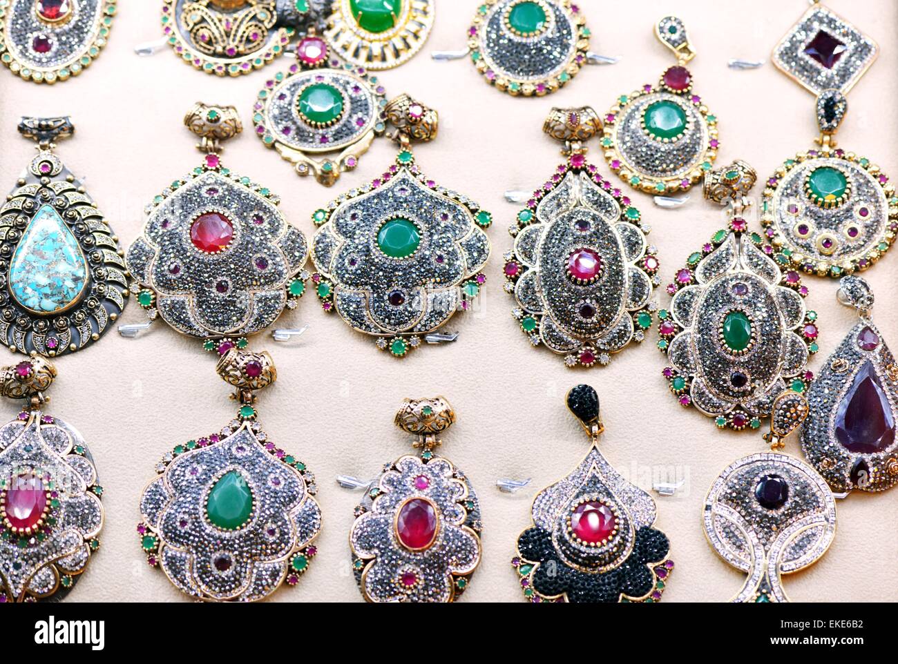Old style jewels Stock Photo - Alamy