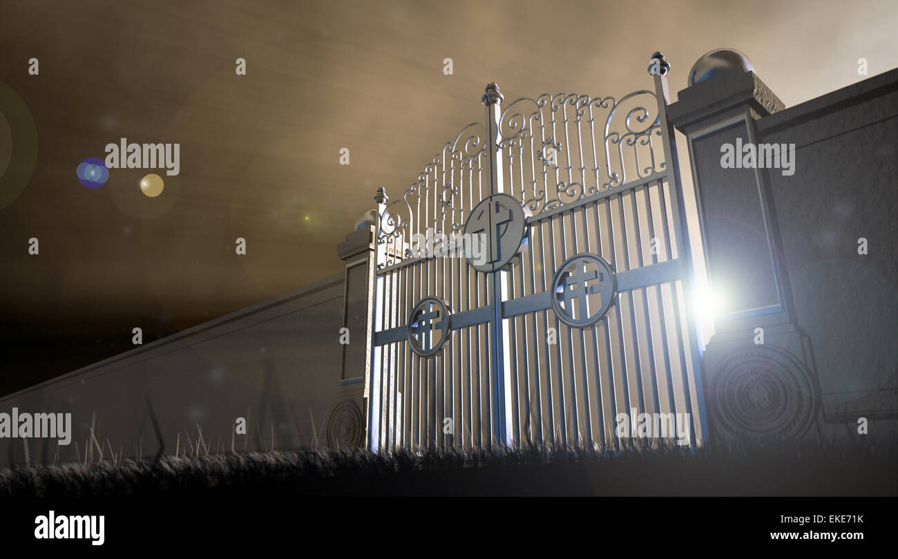 Pearly gates of heaven hi-res stock photography and images - Alamy