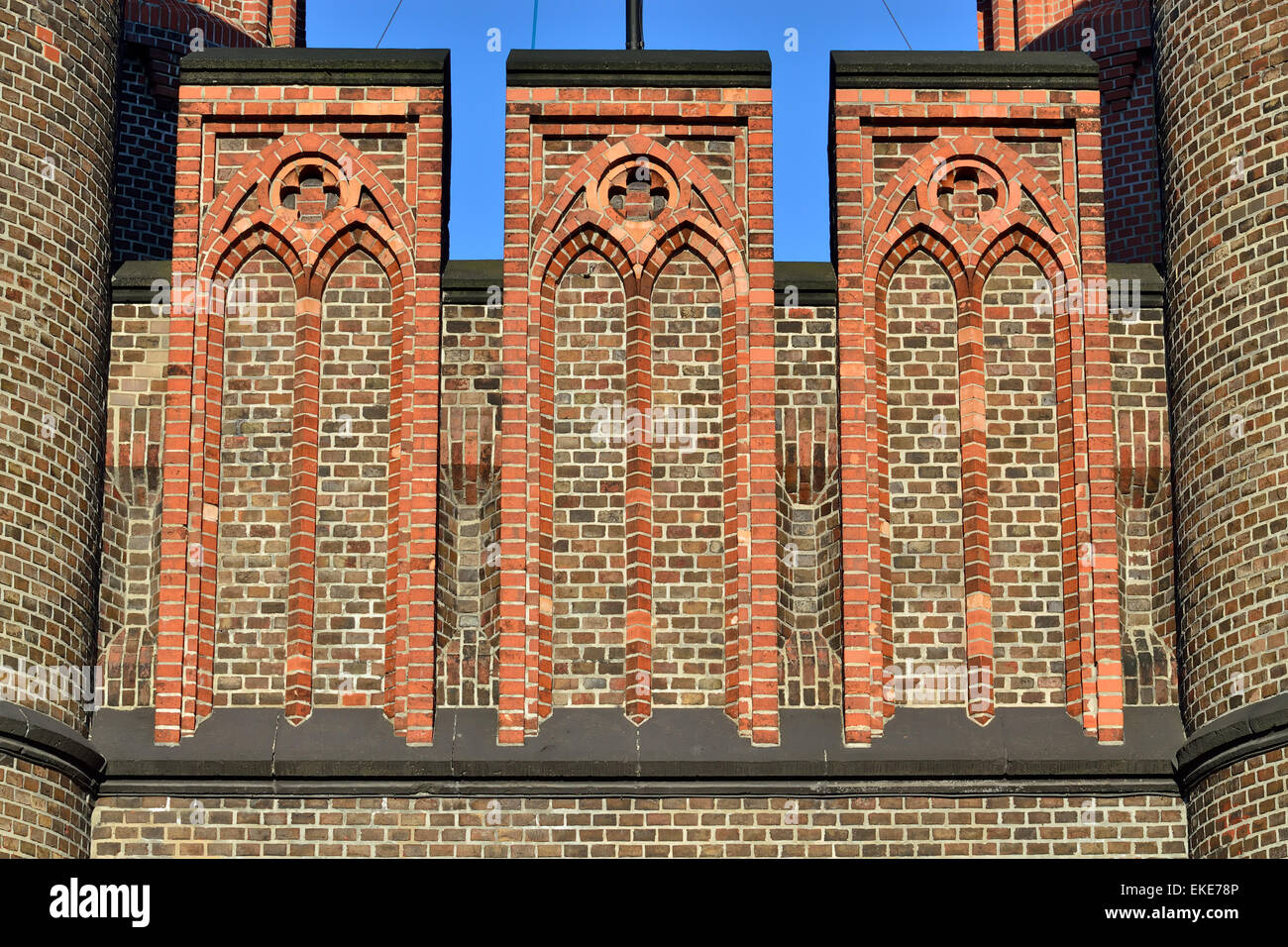 Friedrichsburg Gate - old German Fort in Koenigsberg. Kaliningrad ...