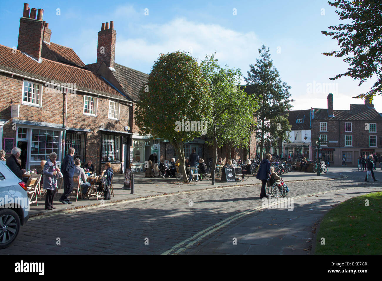 College St York Yorkshire England Stock Photo - Alamy