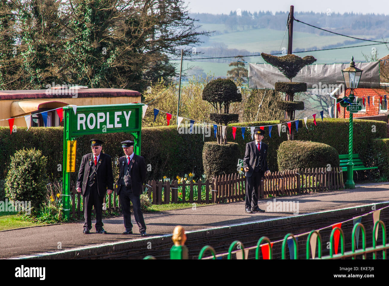 Ropley Station, Watercress Line, Mid Hants Railway, Hampshire, England ...