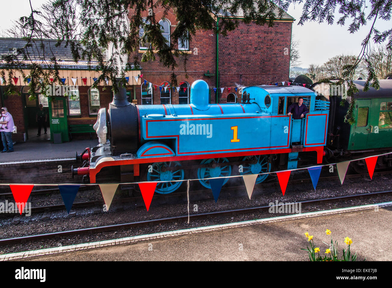 Thomas the tank engine during Thomas week on the Watercress line ...