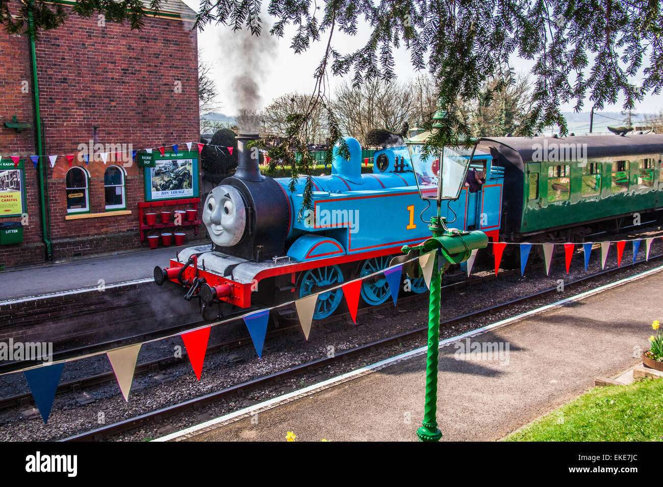 Thomas the tank engine during Thomas week on the Watercress line ...