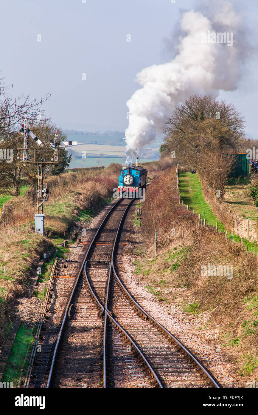 Thomas the tank engine during Thomas week on the Watercress line ...