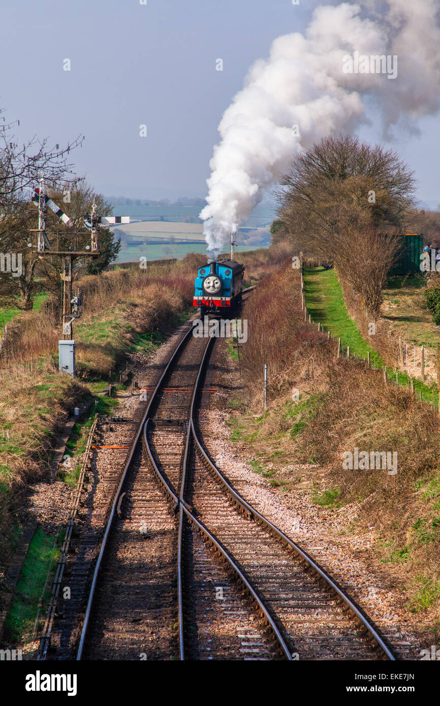 Thomas the tank engine during Thomas week on the Watercress line ...