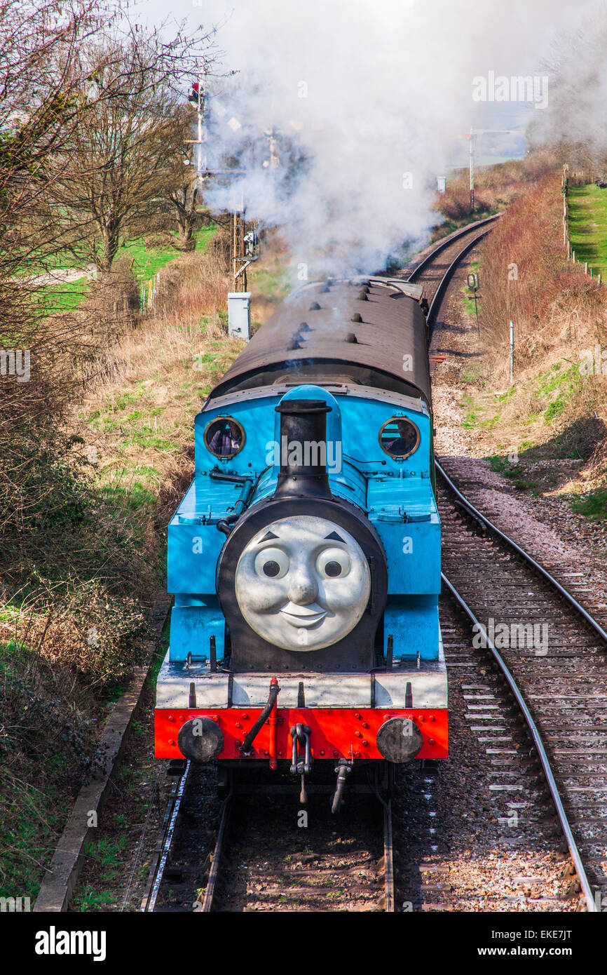 Thomas the tank engine during Thomas week on the Watercress line ...