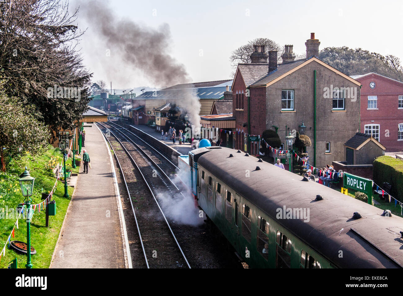 Ropley Station, Watercress Line, Mid Hants Railway, Hampshire, England ...