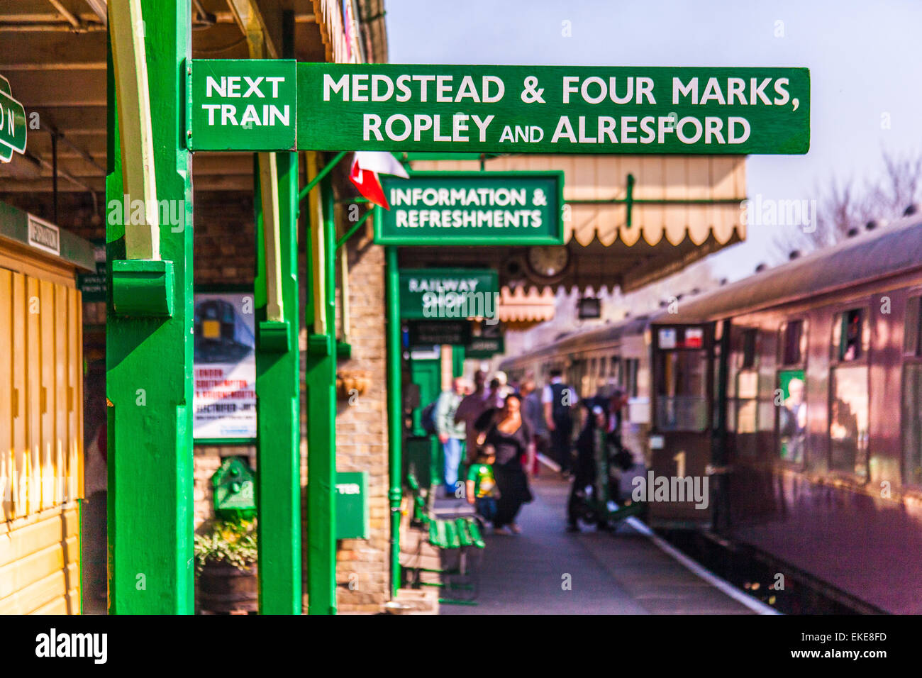 Alton Railway station, Mid Hants Railway, Hampshire, England, United ...