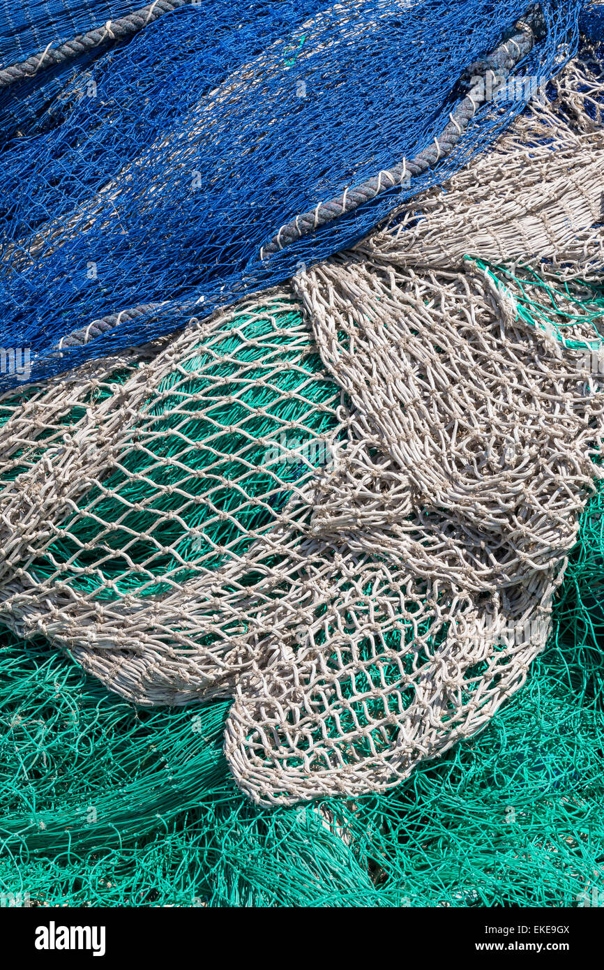 Industrial fishing boat with nets hi-res stock photography and images ...