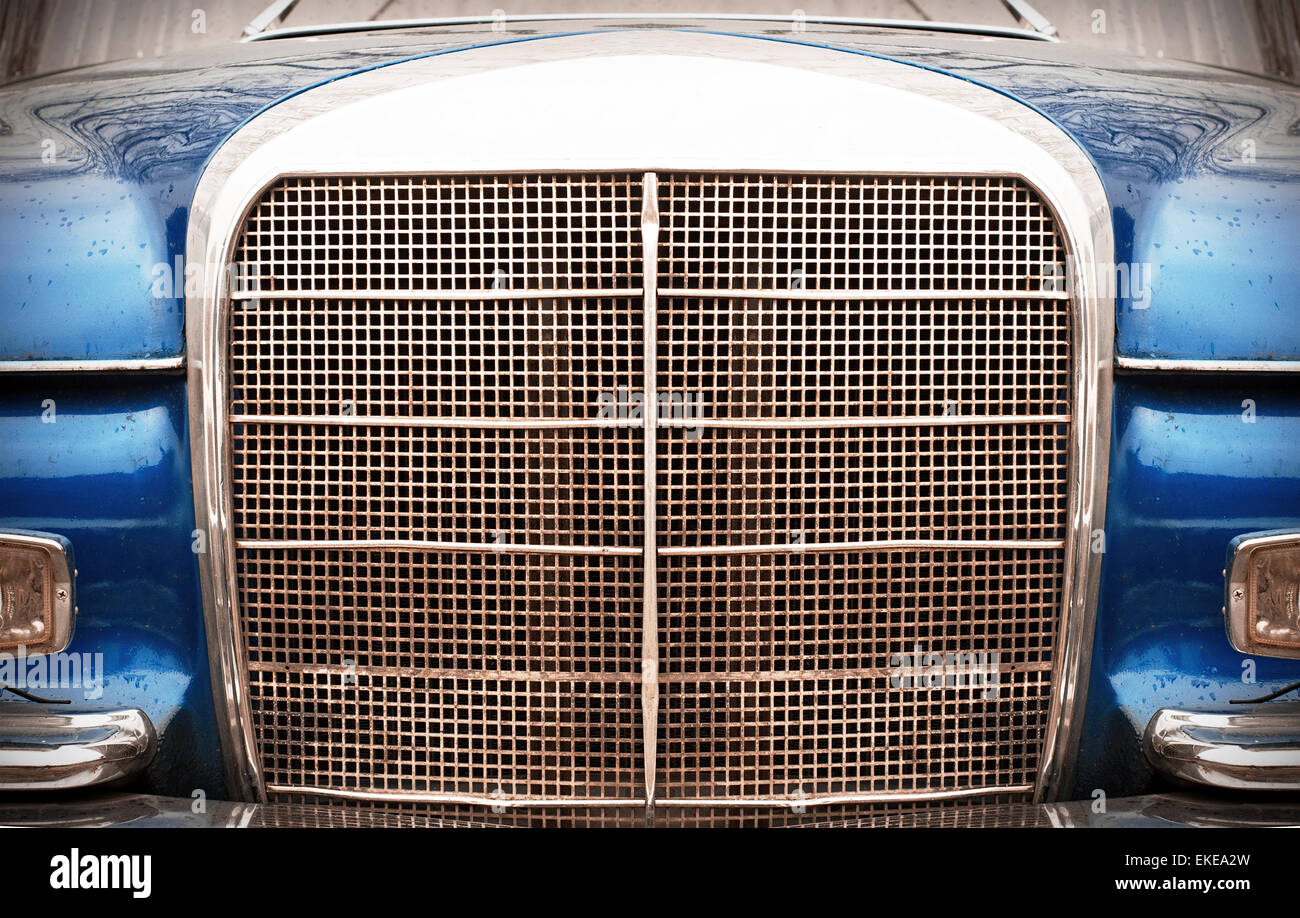 front of the vintage car Stock Photo - Alamy
