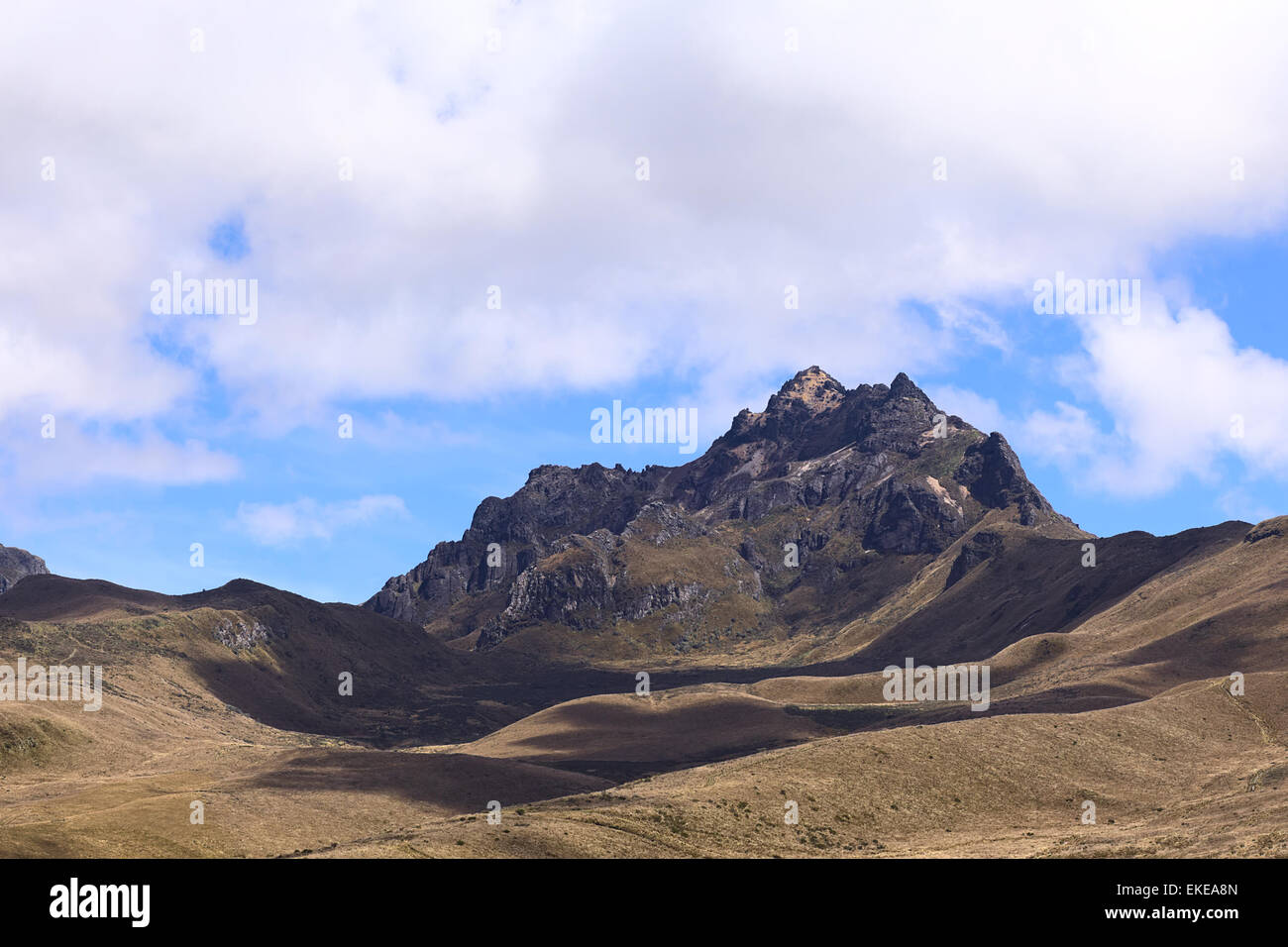 Ruku Pichincha mountain along the Western edge of Quito, Ecuador Stock ...
