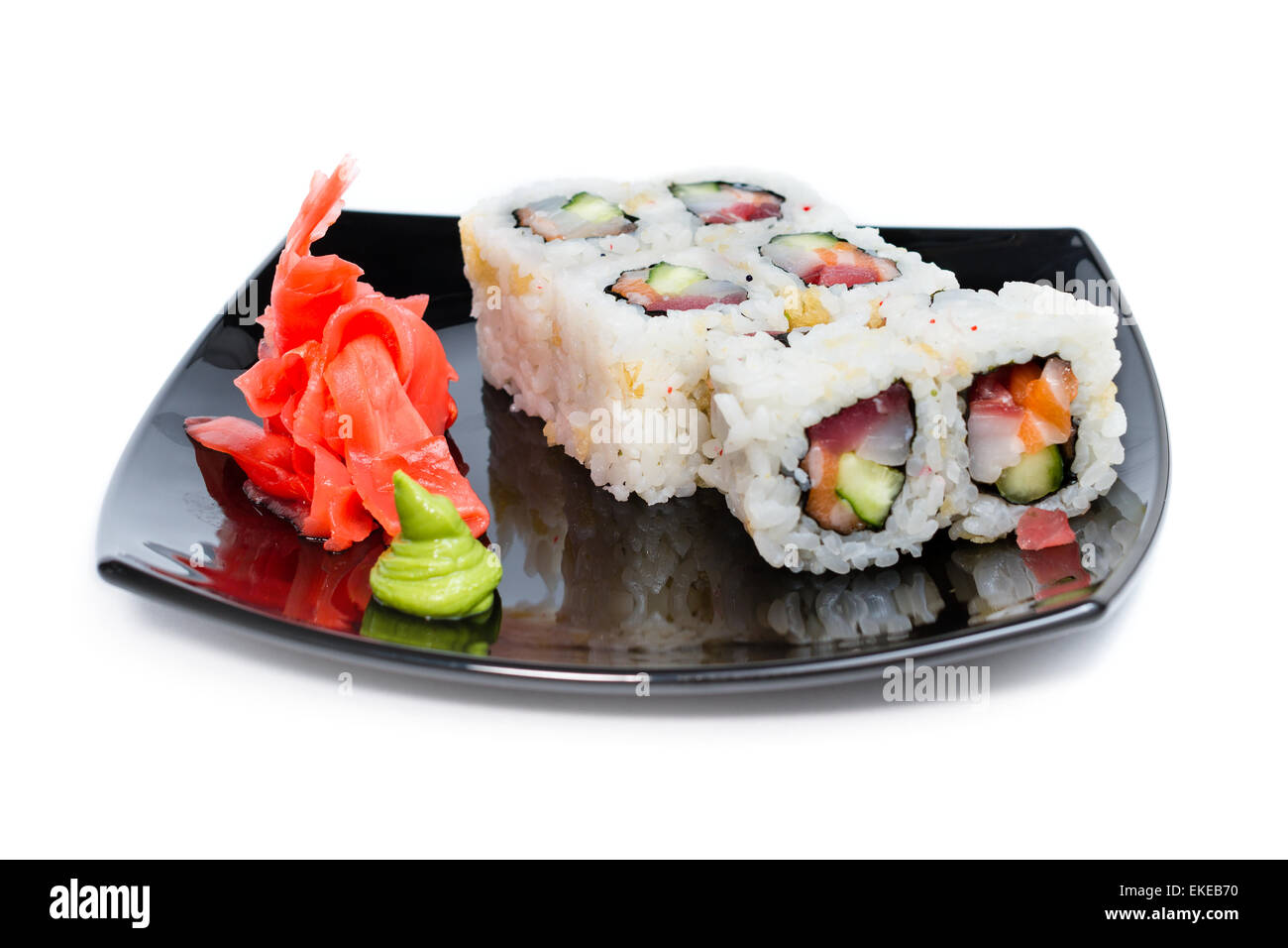 Sushi rice rolls red hi-res stock photography and images - Alamy