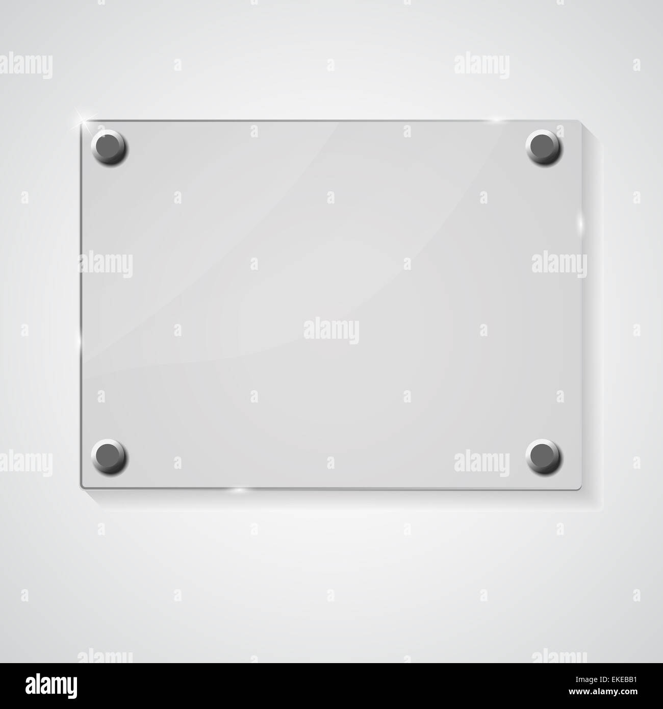 Glass frame on abstract background. Vector illustration Stock Photo - Alamy