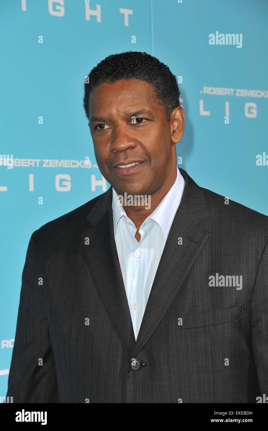 LOS ANGELES, CA - OCTOBER 23, 2012: Denzel Washington at the Los ...