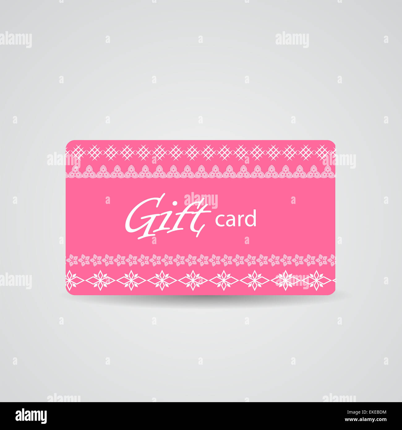 Abstract Beautiful Gift Card Design, Vector Illustration Stock Photo ...