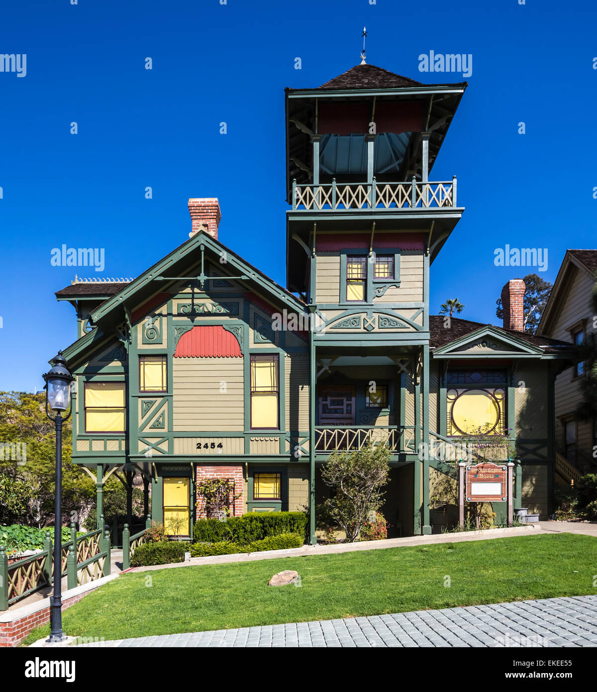 San Diego Heritage Park Sherman-Gilbert House Stock Photo - Alamy